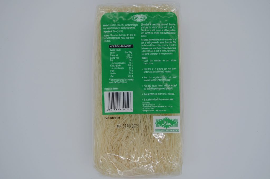 PURVI RICE VERMICELLI NOODLES – Taj Stores