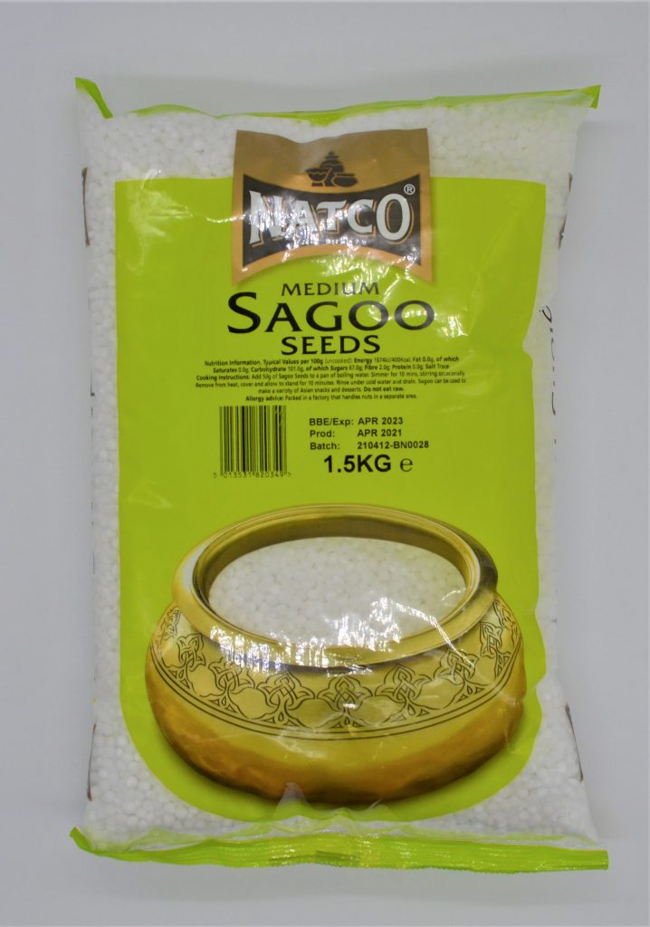 NATCO MEDIUM SAGOO SEEDS 1.5KG – Taj Stores